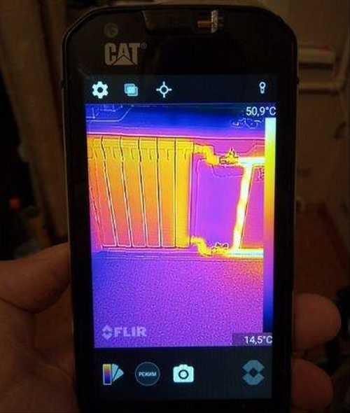 CAT S60 смартфон с тепловизором