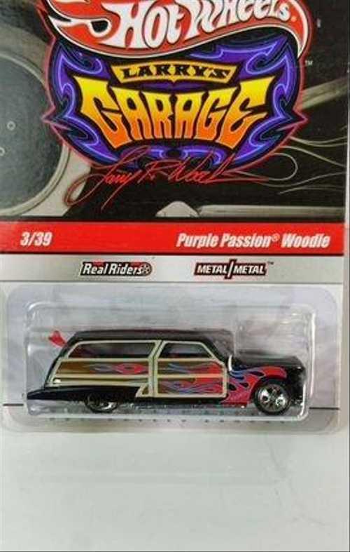 Hot Wheels Garage Purple Woody premium