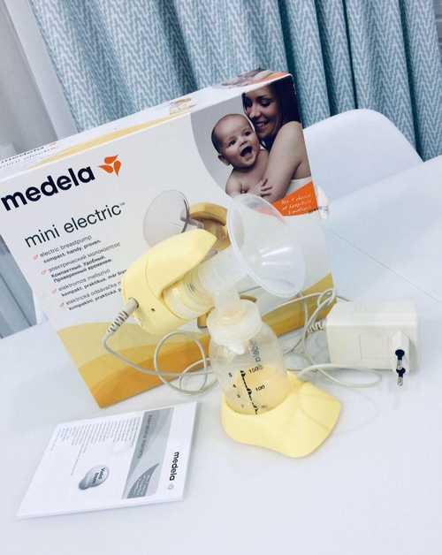 Молокоотсос электрический medela + прибамбасы для