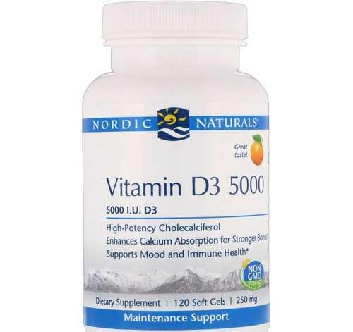 Nordic Naturals, Vitamin D3 5000, iherb