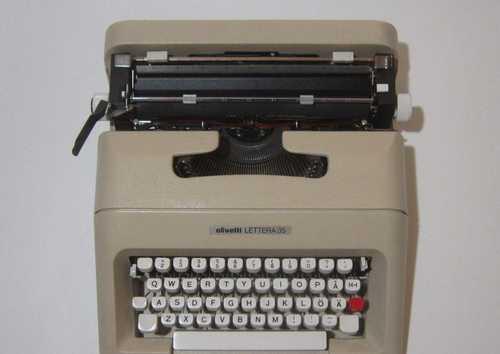 Печатная (пишущая) машинка Olivetti Lettera 35