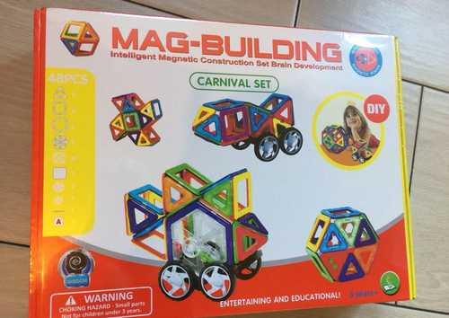 Развивающий Магнитный конструктор Mag Building48д