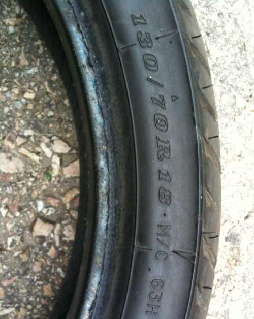 Продаю мотошину 130/70 R18 dunlop Elite 3