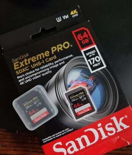 Sandisk extreme pro 64 gb