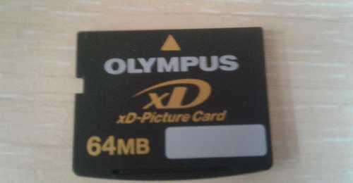 Карта памяти Olympus xd