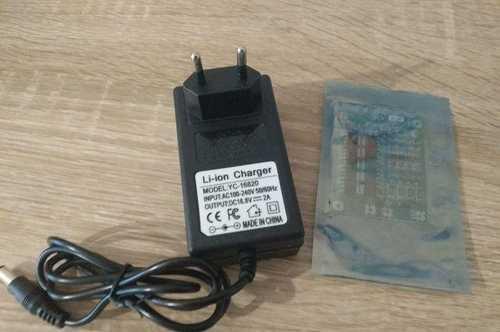 Бп заряда Li-Ion 2А 16,8V +контроллер BMS 4S 40A