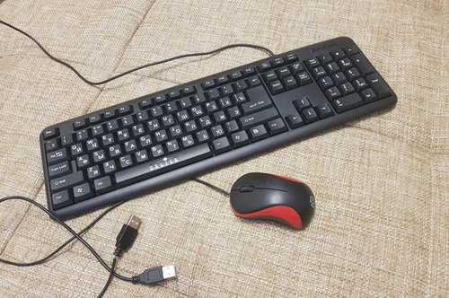 Комплект клавиатура + мышь. oklick