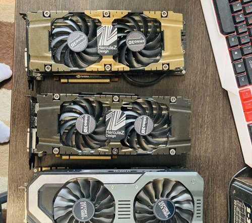 Nvidia geforce gtx 1080 ti 11 gb (Inno 3D, Palit)