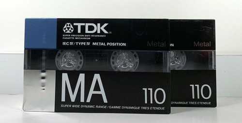 TDK MA 110 Metal Blank Audio Cassette Tape