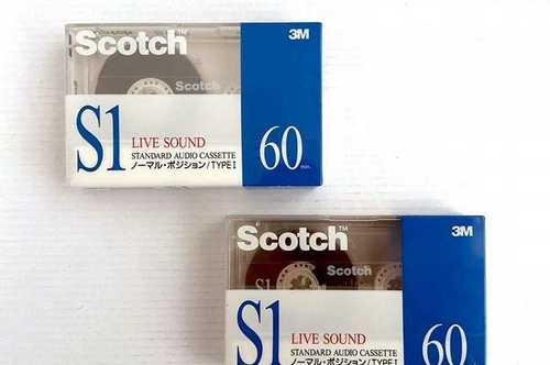 Аудиокассеты 2 кассеты Scotch 3M S1 60 - 1993 г