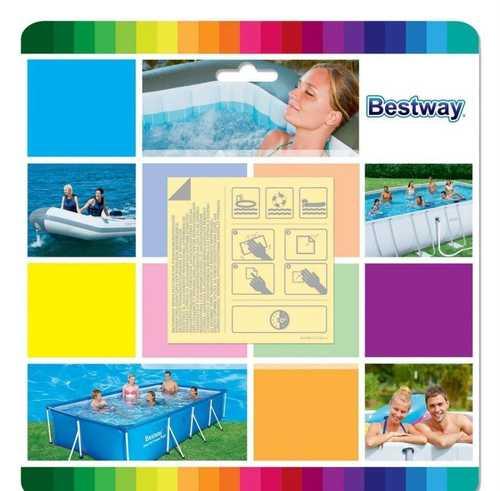 Ремкомплект водостойкий, 10 заплаток Bestway 62091