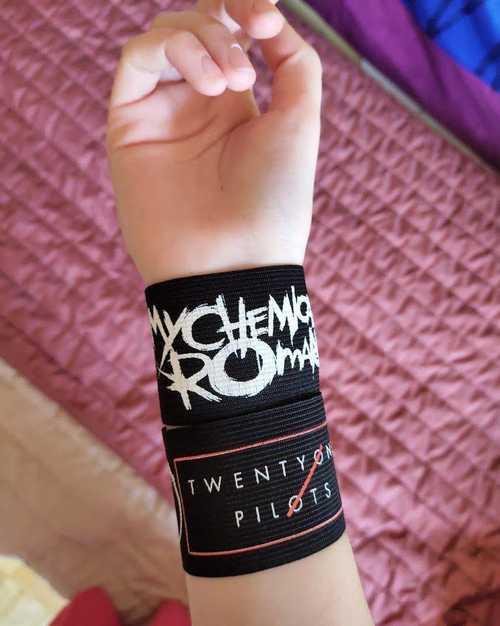 Напульсники My Chemical Romance, Twenty One Pilots