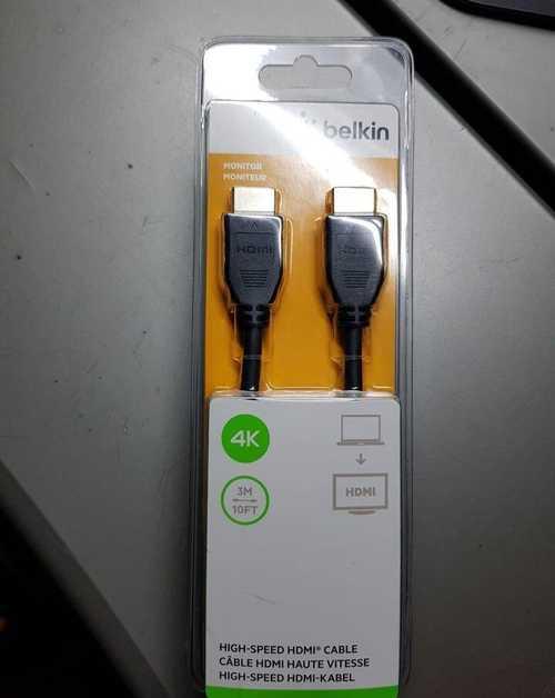 Нвый hdmi кабель 3м