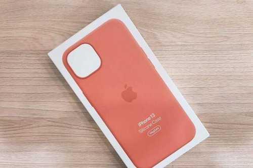 Silicon Case Apple iPhone 13 MagSafe (оранжевый)