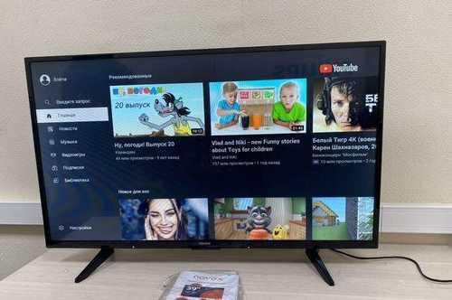 Smart TV Телевизор Novex 100см WiFi Android 2020