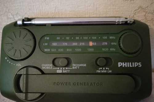 Радиоприемник Philips AE 1125 с динамо машиной