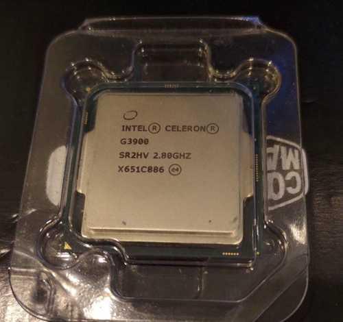 Intel Celeron G3900, куллер с вентилятором i50
