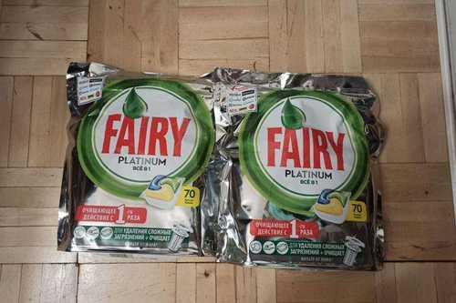 Fairy Platinum 70 шт. Капсулы для посуды