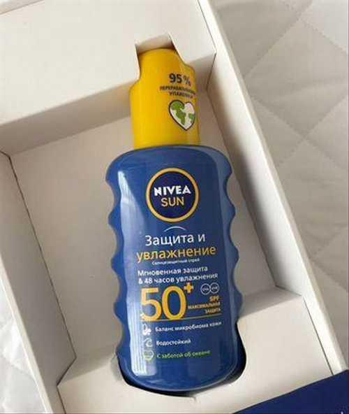 Солнцезащитный спрей nivea 50 spf