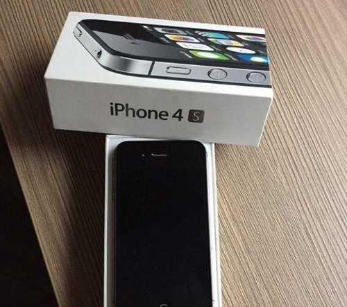 Телефон iPhone 4s Чёрный 8GB original