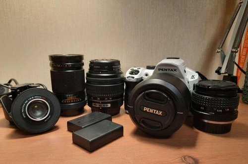 Зеркальный фотоаппарат Pentax K-30 + объективы