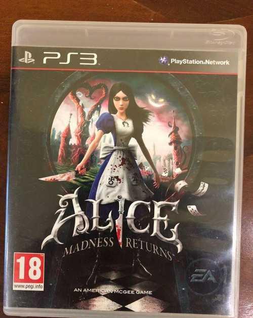 Элис 3. Alice Madness Returns ps3 диск. Игра на ps3 Alice. Alice: Madness Returns (ps3). American MCGEE’S Alice диск на ps3.