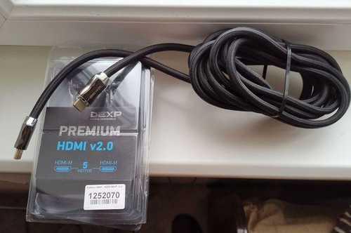 Кабель 5 метров hdmi 2.0