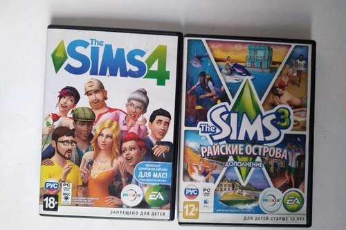 Игры “The Sims 4”,“The Sims 3” дополнение Райс.ост