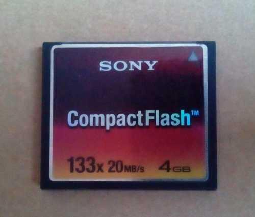 Карты памяти Compact flash 4Gb