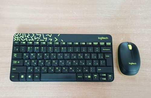 Комплект (клавиатура+мышь) logitech MK240 USB
