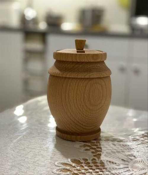 Горшок деревянный для мёда