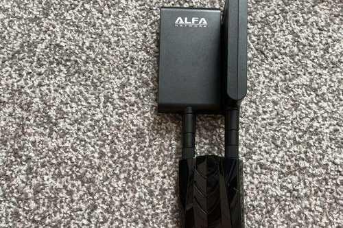 Alfa awus036ACH + 2 антены
