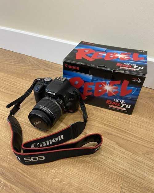 Зеркальный фотоаппарат Canon Rebel t1i (500D) с до
