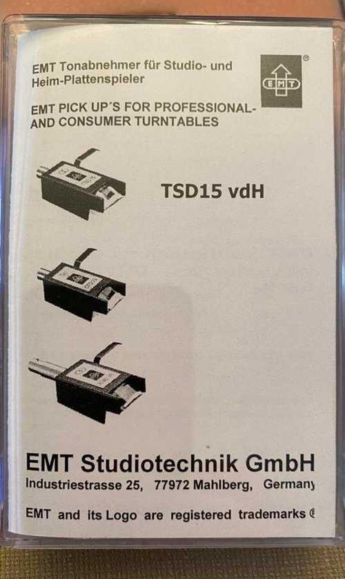 EMT TSD 15 vdH. Головка звукоснимателя