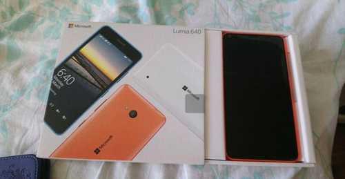 Телефон Microsoft Lumia 640 Ltd +3 чехла