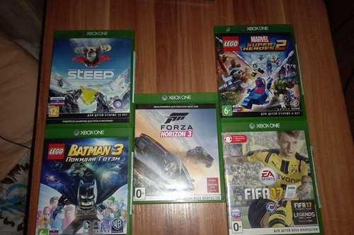 Xbox One fifa 17, forza horizon 3, lego batman 3