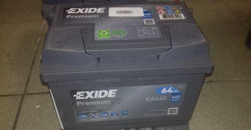 Аккумуляторная батарея Premium Exide EA640