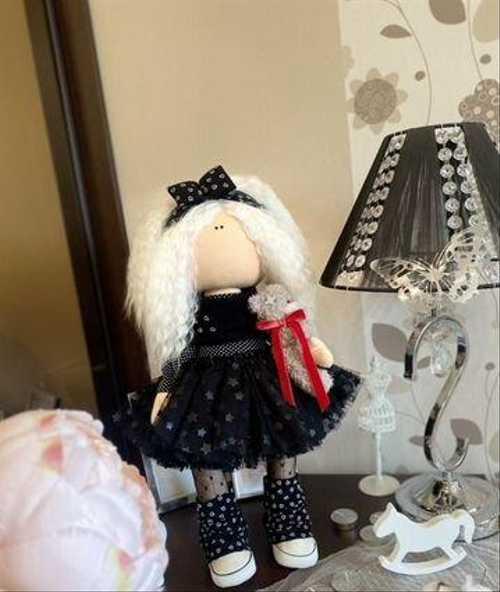 Кукла тильда итерьереая текстильная 50 см