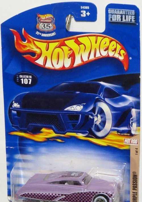 Hot Wheels Purple Passion 2002 #107 Hot Rod