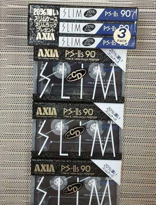 Аудиокассета axia PS II-S 90 chrome