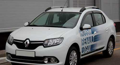 Рейлинги на крышу Renault Logan (2014-н.в.)