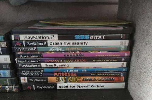 Диски на Xbox 360 и на PlayStation 2