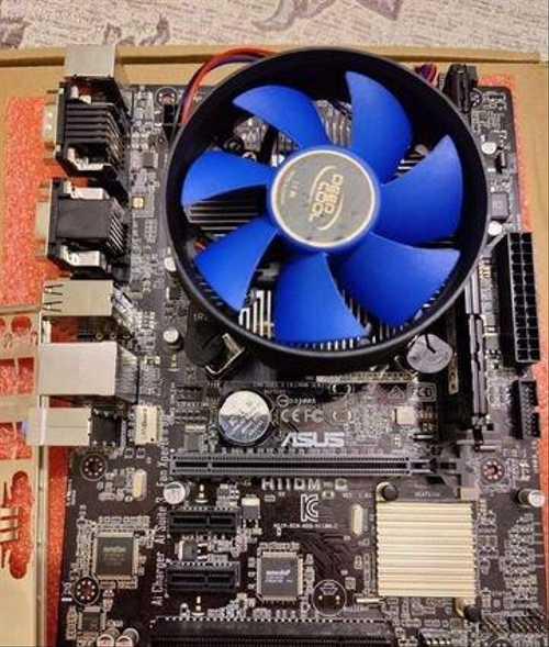Комплект Pentium G4560, Asus H110, 4 Gb DDR4, куле