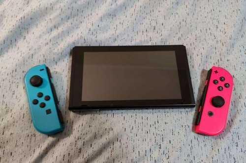 Nintendo switch (2ревизия) +игры на консоли
