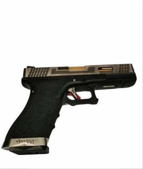 Пистолет WE Glock 17 we geforce