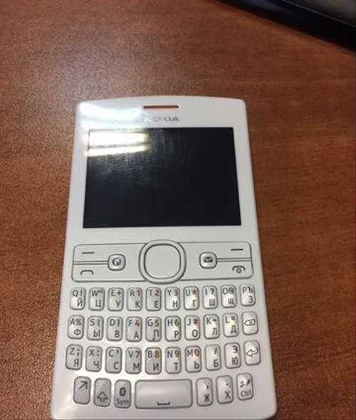 Nokia asha 205 белый оранж