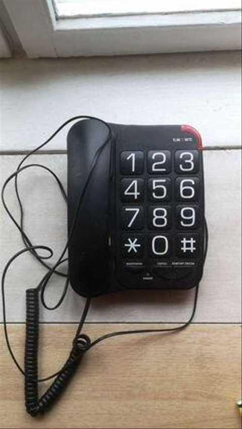 Проводной телефон teXet TX-201