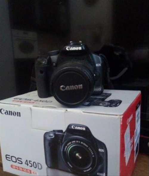 Фотоаппарат зеркалка "Canon"EOS450D 18-55 kit