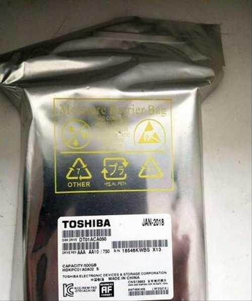 Жеский диск 500 gb Toshiba