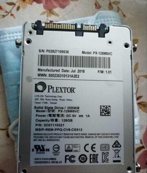Жесткий диск ssd Plextor 128gb